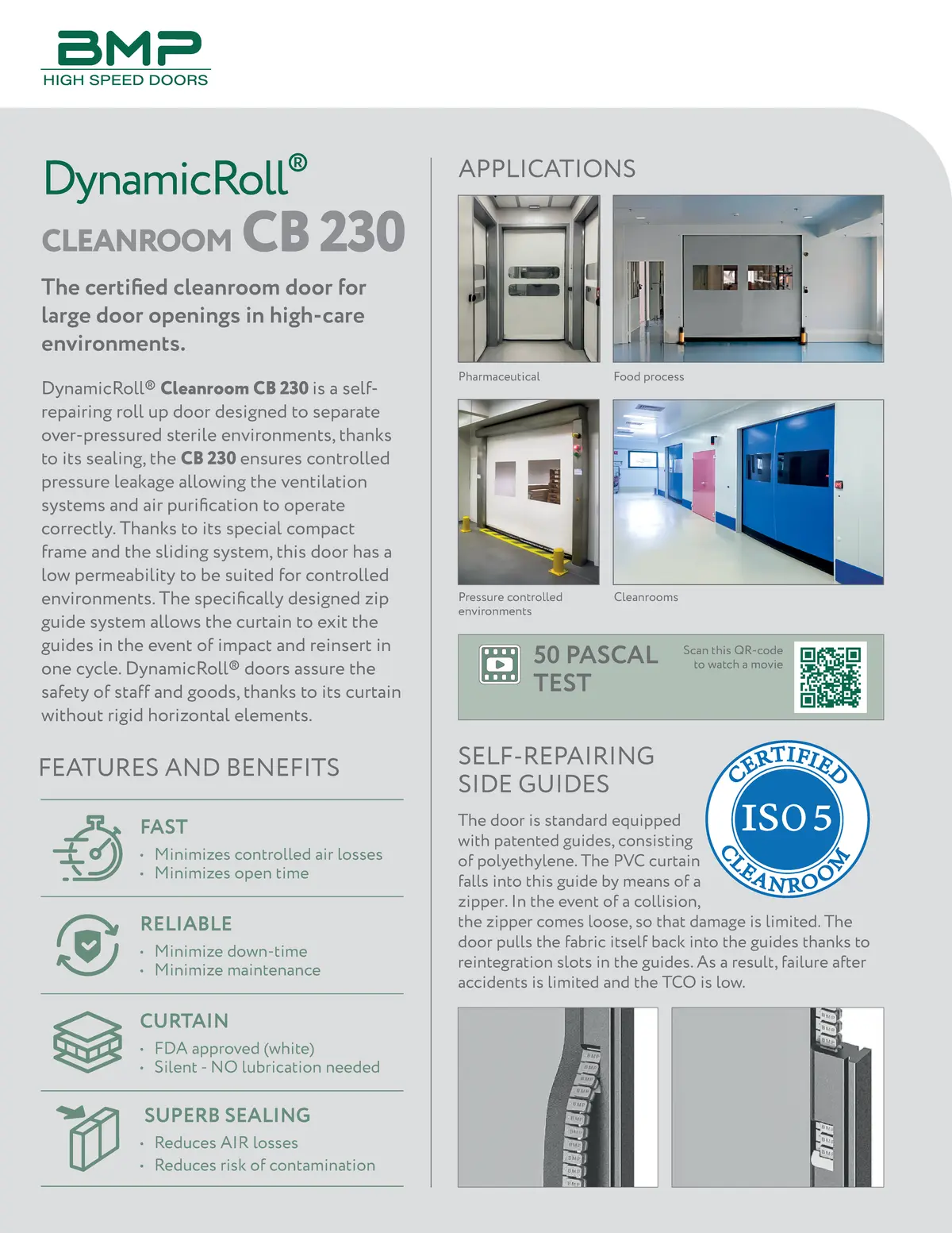 DynamicRoll® Cleanroom CB 230 USA